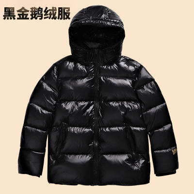 23款黑金羽绒服服高端超厚羽绒服男外套情侣棉衣连帽90白鹅绒外套羽绒服-青创网